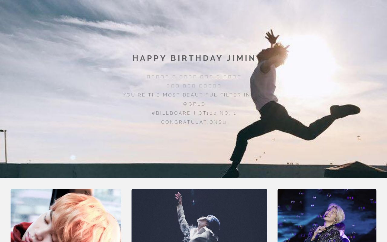 Happy birthday JM
